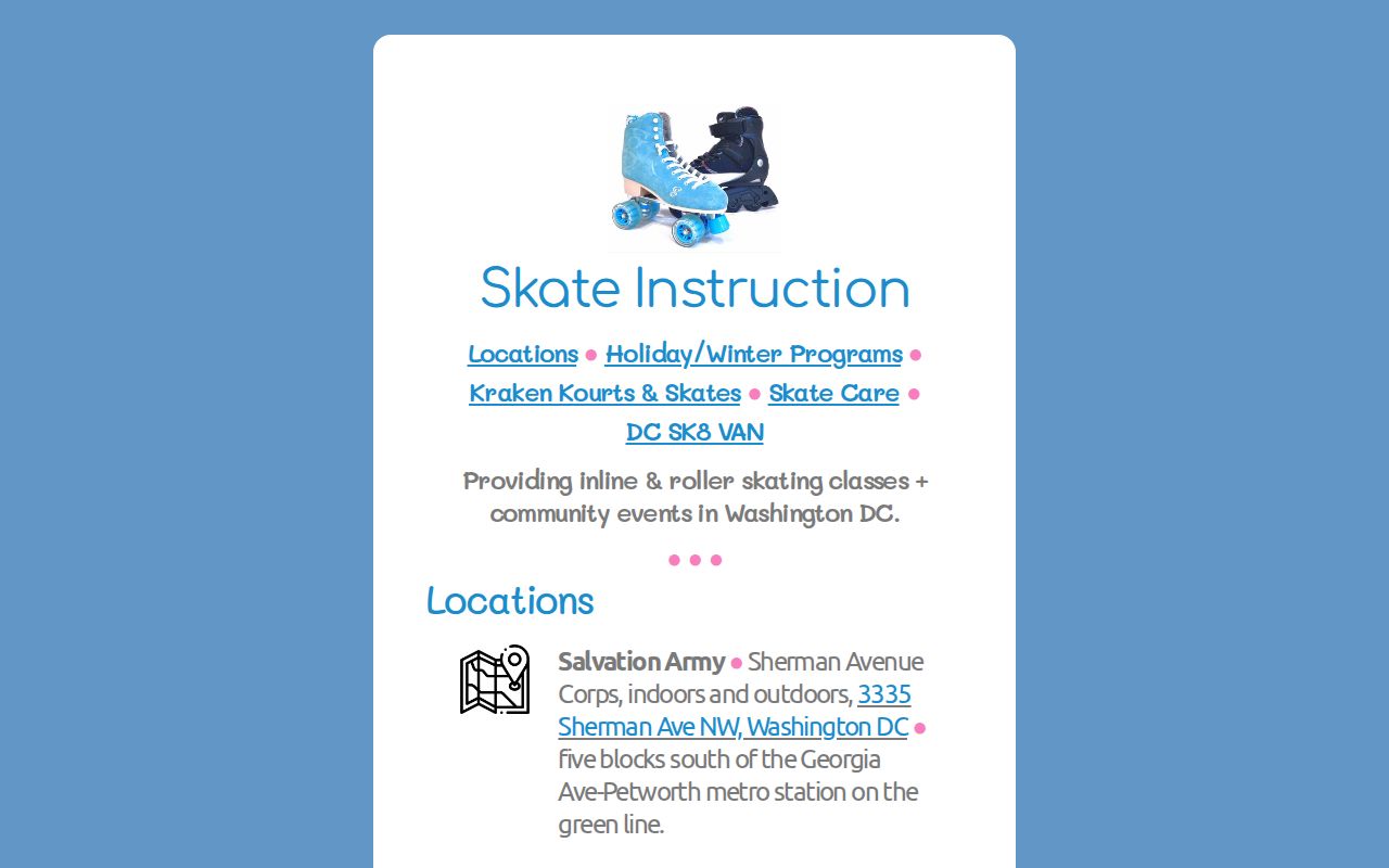 Skate Instruction